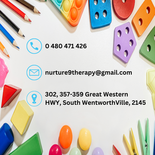 Contact Us - Nurture9 Occupational Therapy